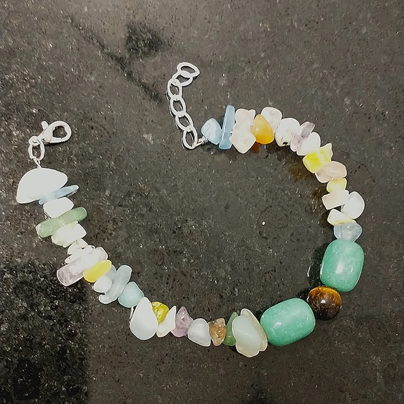Handmade | Jewelry | Assorted Gemstone Bracelet | Poshmark